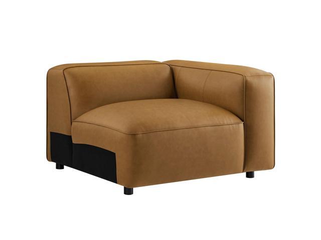 Click here for Auren Upholstered Vegan Leather Modular Right Armc... prices