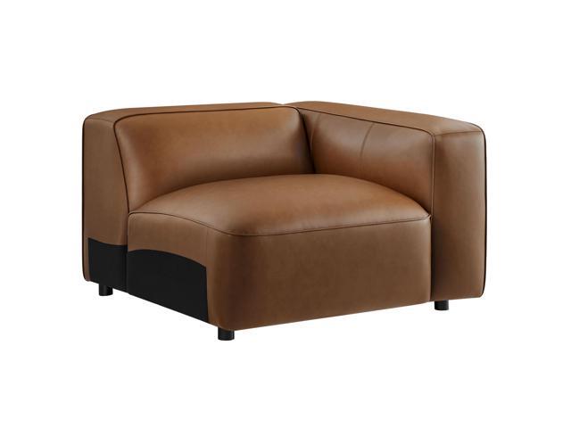 Click here for Auren Upholstered Vegan Leather Modular Right Armc... prices