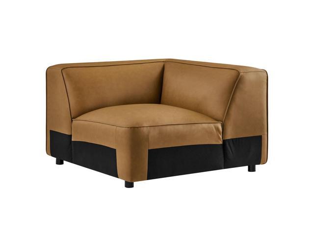 Click here for Auren Upholstered Vegan Leather Modular Corner Cha... prices