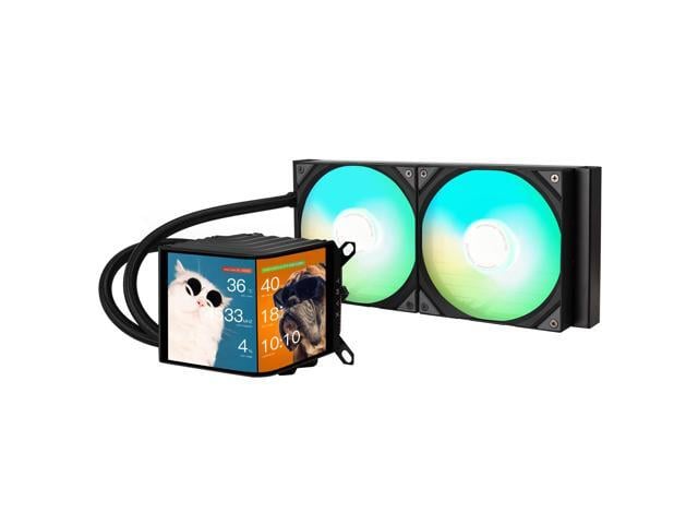 Click here for TRYX Panorama 240 ARGB 240mm AIO 6.5 AMOLED Curved... prices