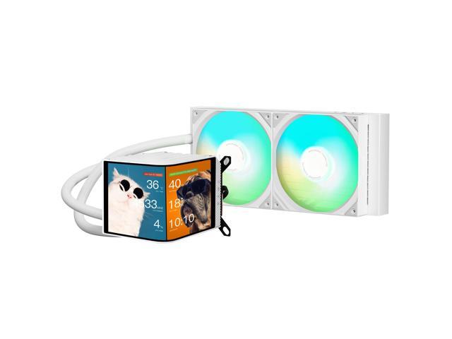 Click here for TRYX Panorama 280 ARGB White 280mm AIO 6.5 AMOLED... prices