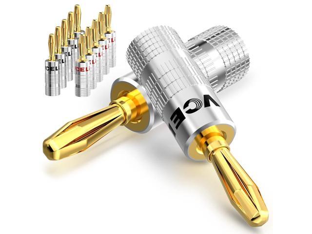 Click here for VCELINK Speaker Banana Plugs 6 Pairs/12 Pcs  24K G... prices