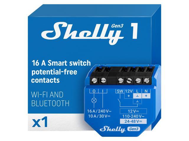 Click here for Shelly 1 Gen3 WiFi & Bluetooth Smart Relay Switch... prices