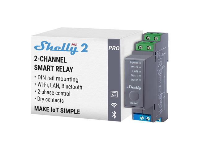 Click here for Shelly Pro 2 Professional 3-channels DIN rail smar... prices