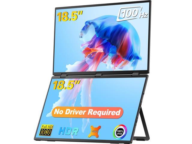 Click here for EVICIV 18.5 100Hz Dual Monitor Portable Laptop Scr... prices