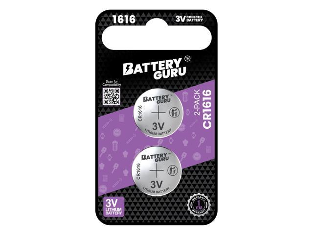 Click here for CR1616 3V Car Key Battery Pack of 2 prices