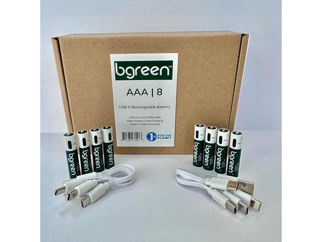 Click here for bgreen USB Rechargeable AAA Batteries (8-Pack) - H... prices