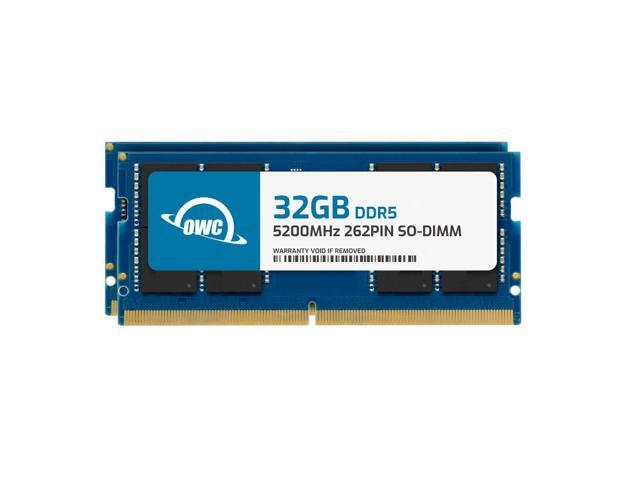 Click here for OWC 64GB (2x32GB) DDR5 5200 PC5-41600 CL42 2Rx8 26... prices