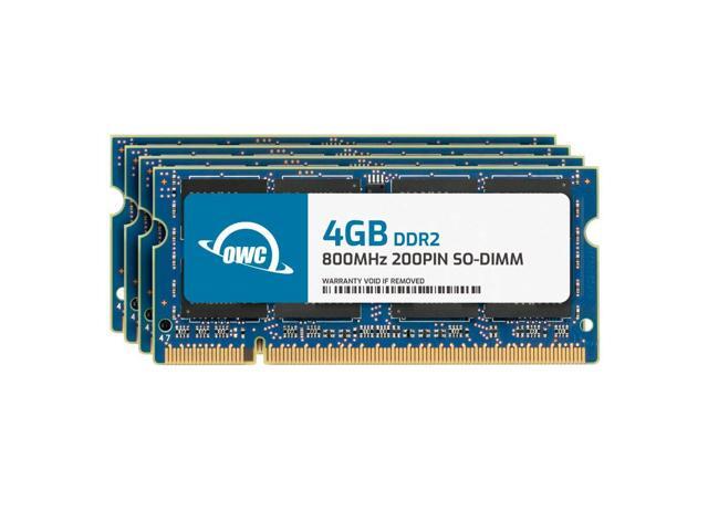 Click here for OWC 16GB (4x4GB) DDR2 800 PC2-6400 CL6 2Rx8 200-pi... prices