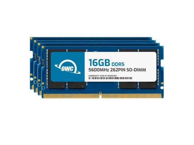Click here for OWC 64GB (4x16GB) DDR5 5600 PC5-44800 CL46 1Rx8 26... prices