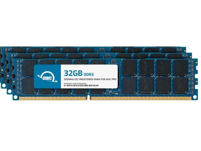 Click here for OWC 96GB (3x32GB) DDR3 ECC Registered CL9 PC3-1060... prices