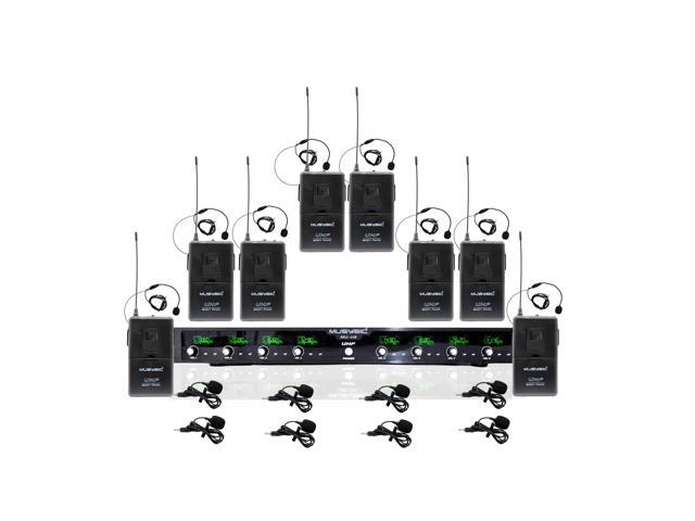 Click here for MUSYSIC MUU8LL Professional 8Channel UHF Wireless... prices