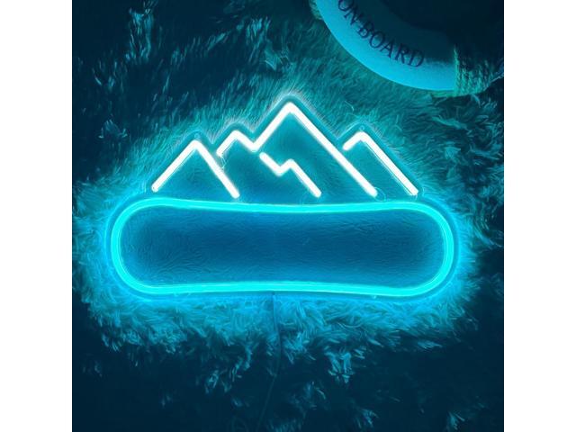 Click here for Snowboarding LED Neon Sign Super Bright Acrylic Di... prices