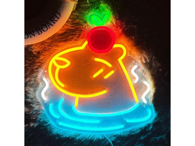 Click here for Capybara Neon Sign Super Bright Acrylic Dimmable C... prices