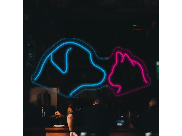 Click here for Dog Cat LED Neon Sign Super Bright Acrylic Dimmabl... prices