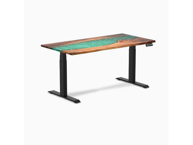 Click here for Desky Dual Resin Hardwood Sit Stand Desk - Natural... prices