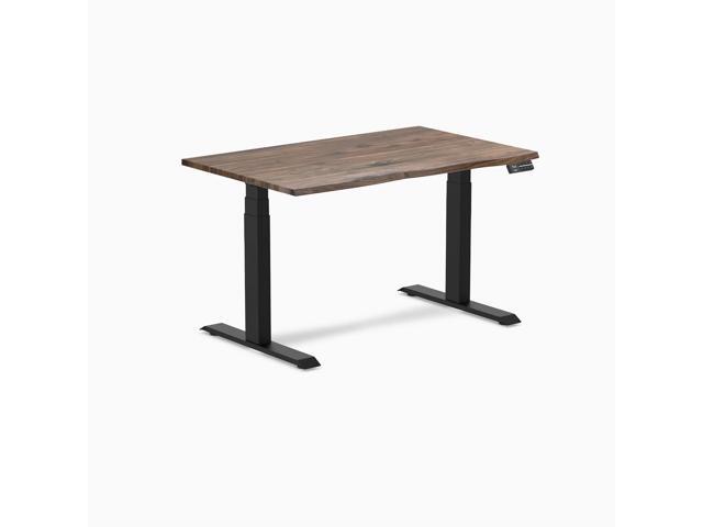 Click here for Desky Dual Hardwood Sit Stand Desk - Natural Walnu... prices