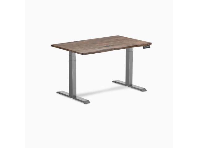 Click here for Desky Dual Hardwood Sit Stand Desk - Natural Walnu... prices