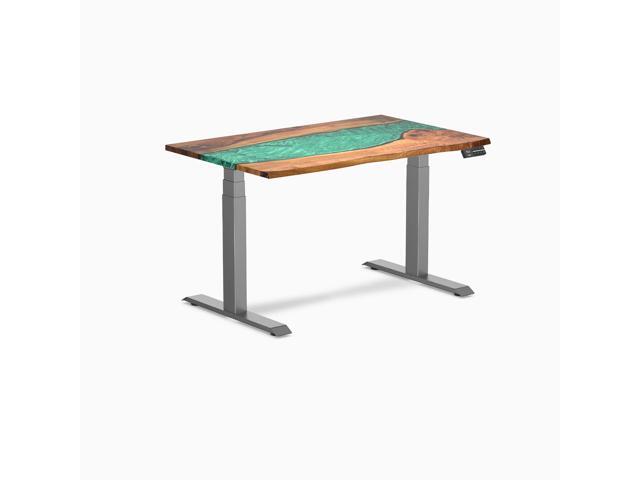 Click here for Desky Dual Resin Hardwood Sit Stand Desk - Natural... prices