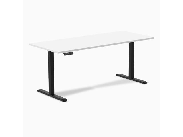 Click here for Desky Single Sit Stand Desk - White / 70.9x29.5 /... prices