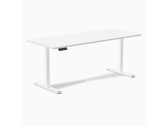 Click here for Desky Single Sit Stand Desk - White / 70.9x29.5 /... prices
