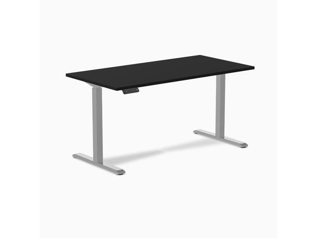 Click here for Desky Single Sit Stand Desk - Black / 59x29.5 / Gr... prices