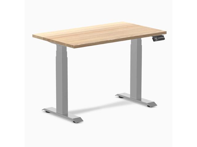 Click here for Desky Dual Mini Hardwood Sit Stand Desk - White As... prices