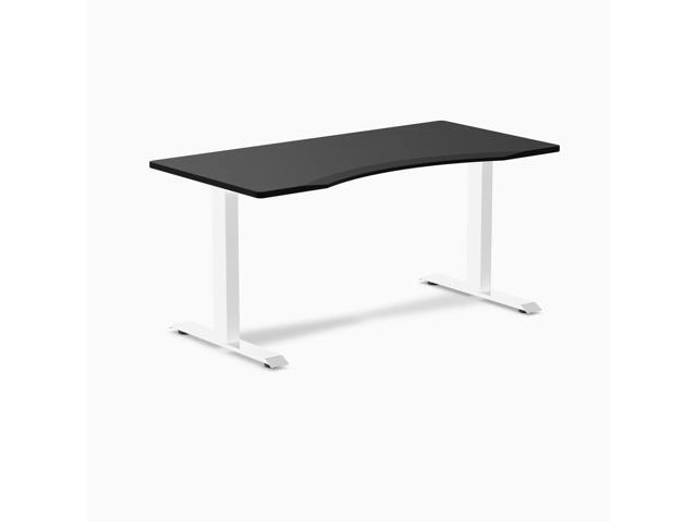 Click here for Desky Zero Ergo Edge Office Desk - Black / 60 x 30... prices