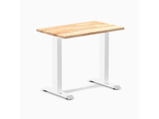 Click here for Desky Zero Mini Rubberwood Office Desk - Natural /... prices