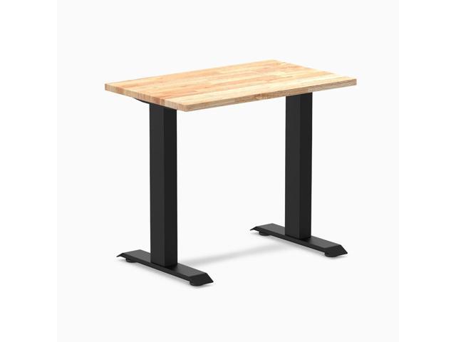 Click here for Desky Zero Mini Rubberwood Office Desk - Natural /... prices