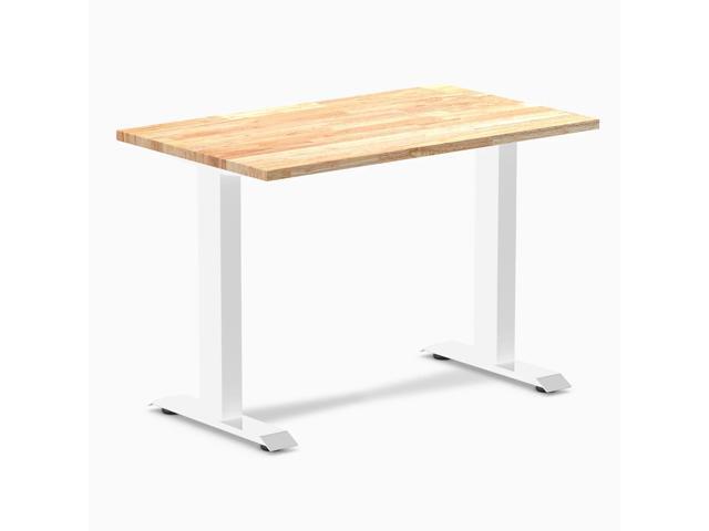 Click here for Desky Zero Mini Rubberwood Office Desk - Natural /... prices