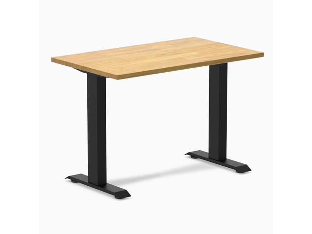 Click here for Desky Zero Mini Rubberwood Office Desk - Light Oak... prices