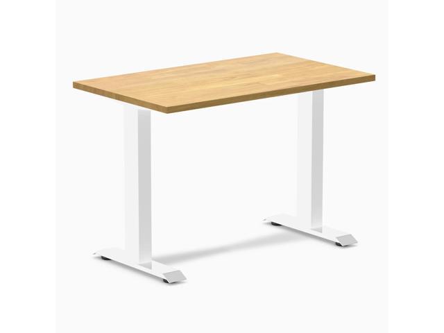 Click here for Desky Zero Mini Rubberwood Office Desk - Light Oak... prices