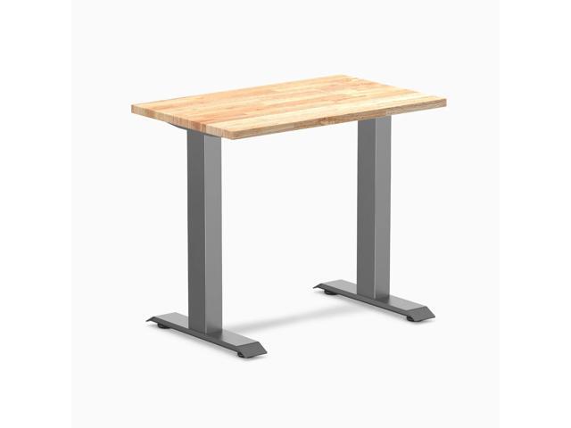 Click here for Desky Zero Mini Rubberwood Office Desk - Natural /... prices