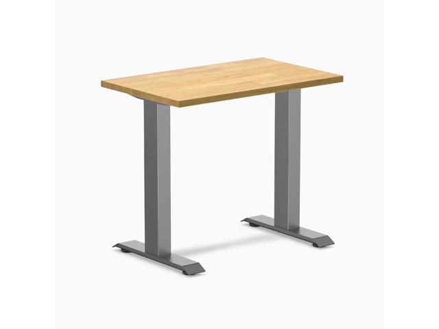 Click here for Desky Zero Mini Rubberwood Office Desk - Light Oak... prices