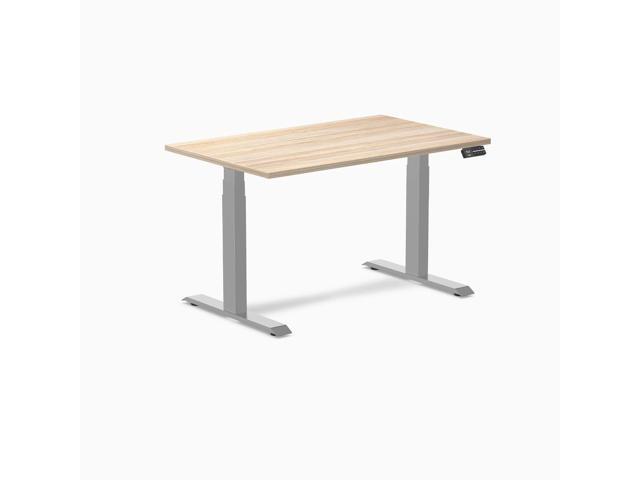 Click here for Desky Dual Laminate Sit Stand Desk - Classic Oak /... prices