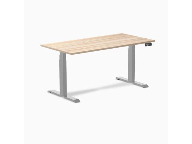 Click here for Desky Dual Laminate Sit Stand Desk - Classic Oak /... prices
