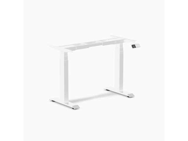 Click here for Desky Dual Mini Standing Desk Frame - White prices