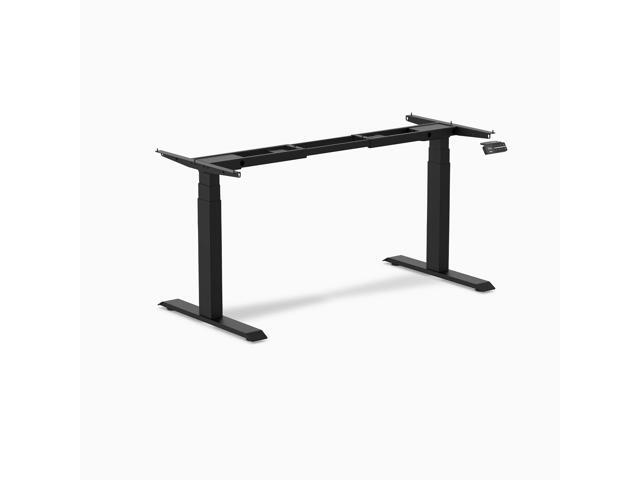 Click here for Desky Dual Sit Stand Desk Frame - Matte Black prices