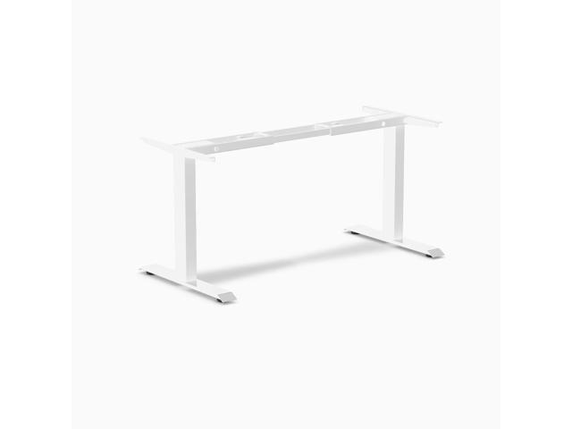 Click here for Desky Zero Fixed Office Desk Frame - White prices