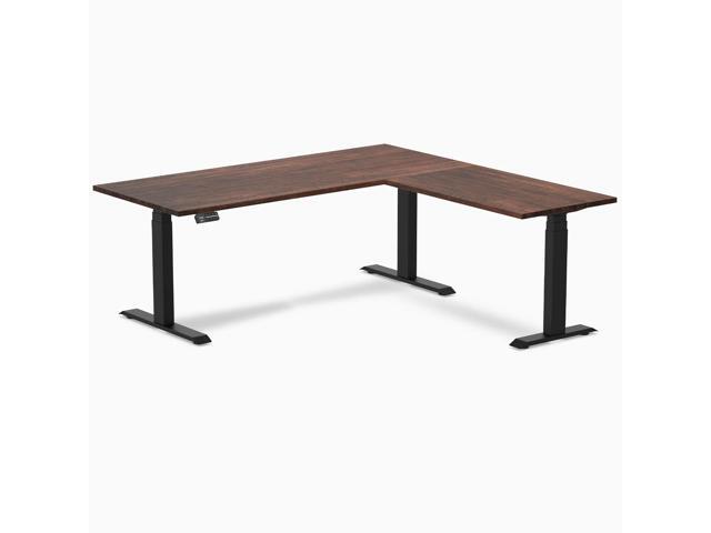 Click here for Desky Softwood L-Shape Sit Stand Desk - American R... prices