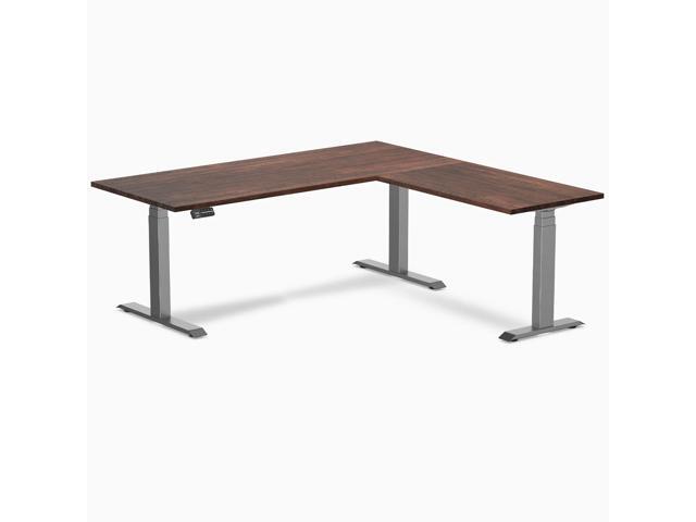 Click here for Desky Softwood L-Shape Sit Stand Desk - American R... prices