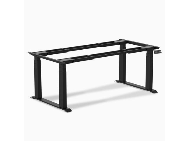 Click here for Desky Quad Sit Stand Desk Frame - Matte Black prices