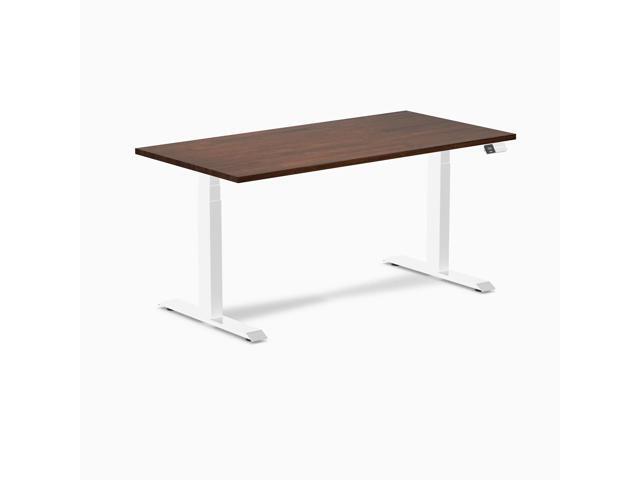 Click here for Desky Dual Rubberwood Sit Stand Desk - Walnut / 60... prices