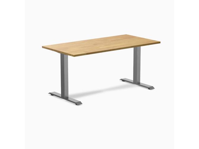 Click here for Desky Zero Rubberwood Office Desk - Light Oak / 60... prices