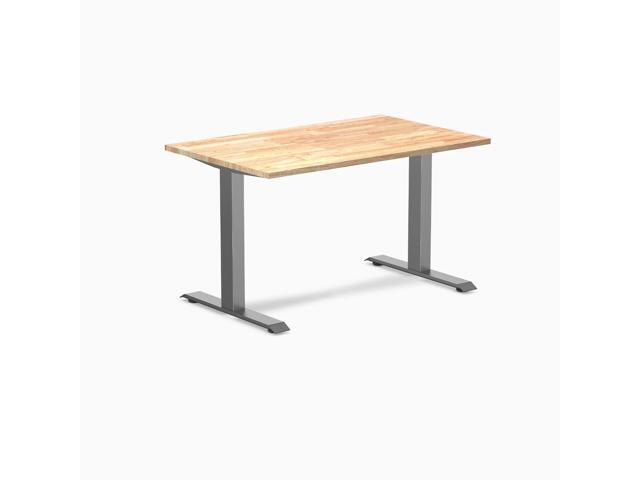 Click here for Desky Zero Rubberwood Office Desk - Natural Timber... prices