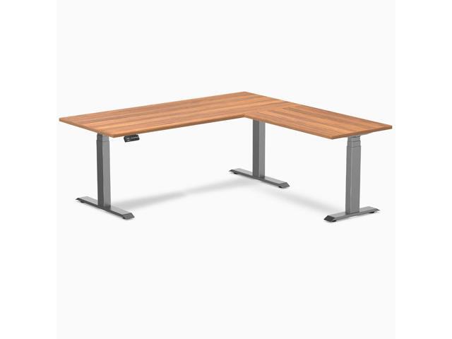 Click here for Desky Eco L-Shape Laminate Sit Stand Desk - Prime... prices
