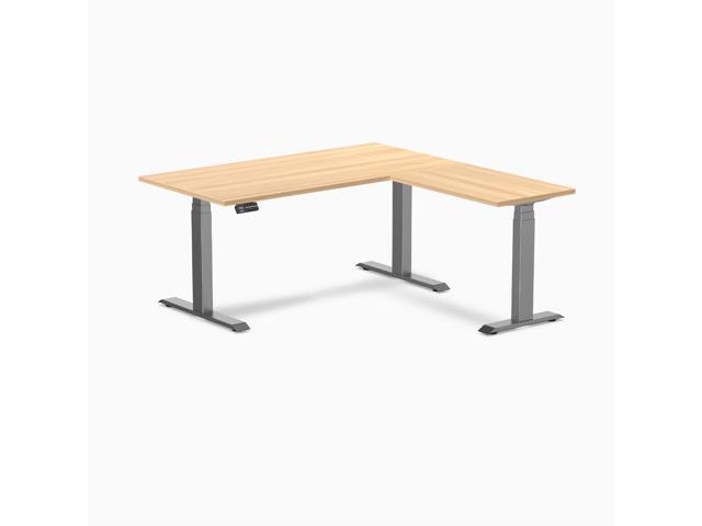 Click here for Desky Eco L-Shape Laminate Sit Stand Desk - Sublim... prices