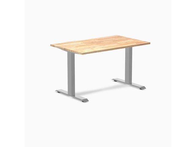 Click here for Desky Zero Rubberwood Office Desk - Natural Timber... prices