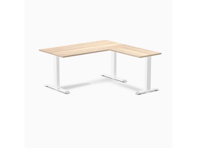 Click here for Desky Zero Laminate L-Shape Office Desk - Classic... prices